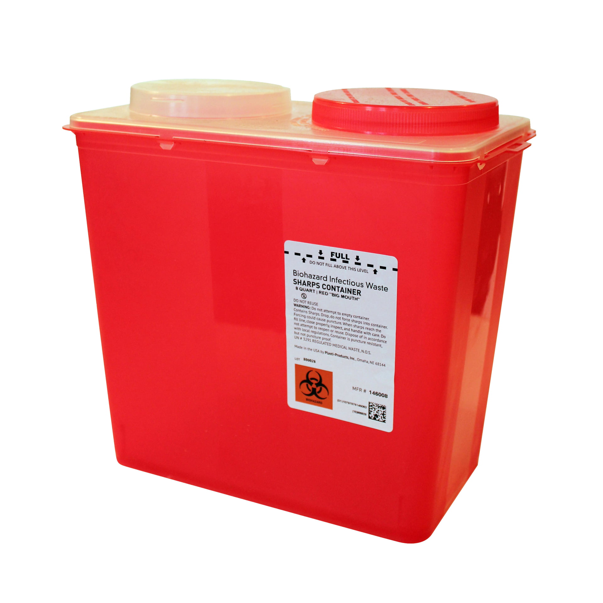8 qt. Big Mouth Sharps Container, 20/case - CXS Online
