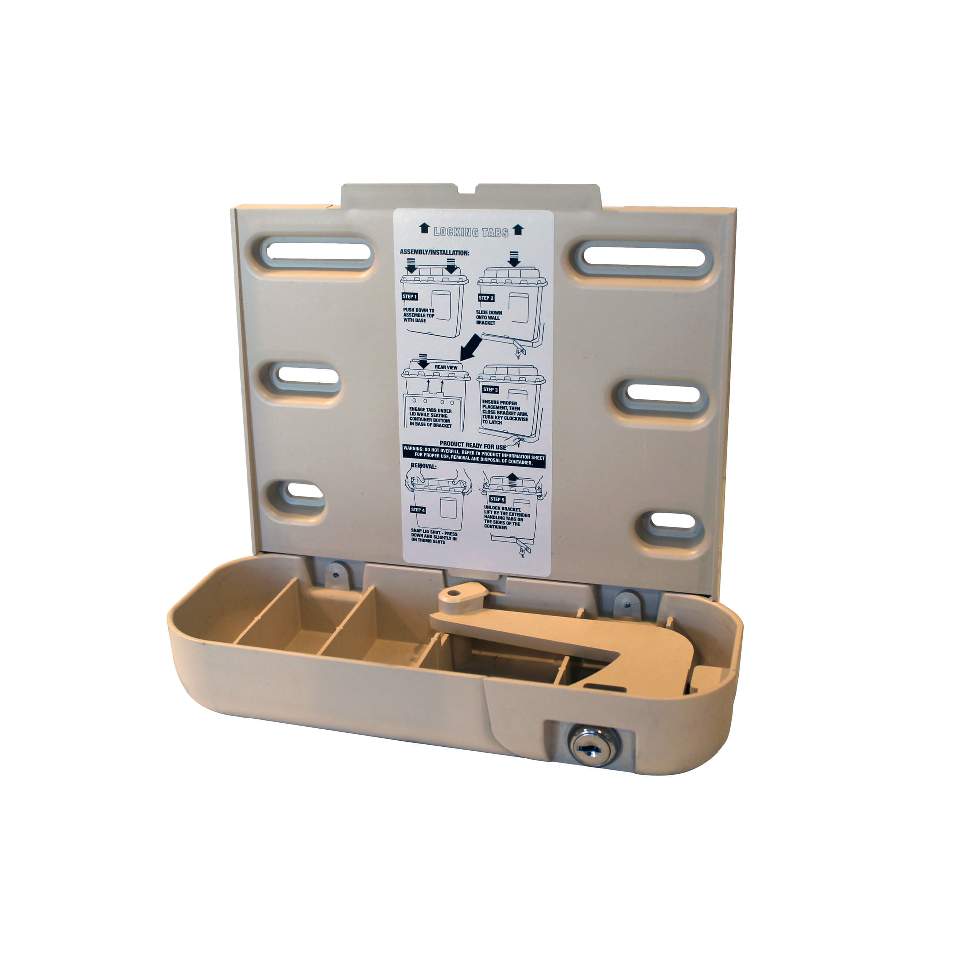 Locking Wall Bracket for 5.4 qt, 2/case - CXS Online